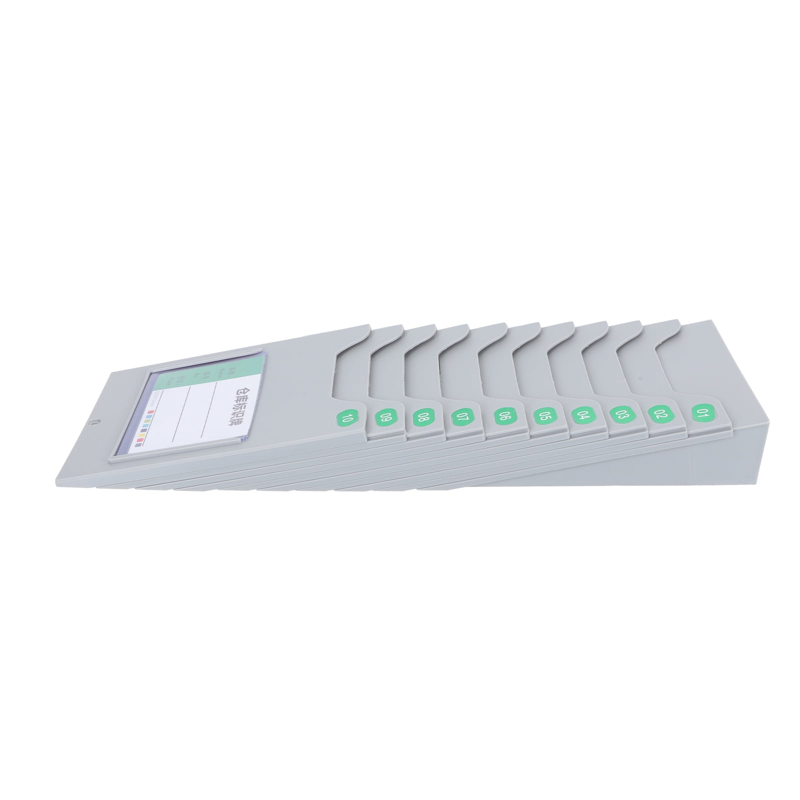 2 Pcs Warehouse Supplies Cards Storage Shelf Material Holder Record ...