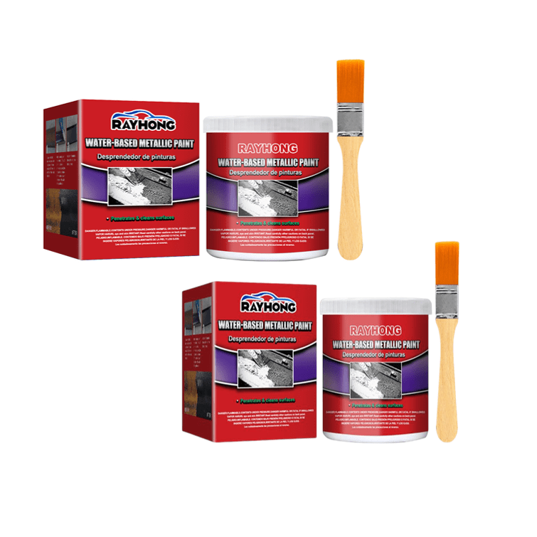 2 Pcs Water Based Rust Converter Paint Metal Primer, Rust Reformer ...