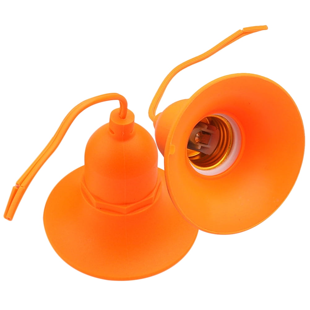 2 Pcs Waterproof Lamp Holder Socket Shade Outdoor Light Edison Bulbs ...