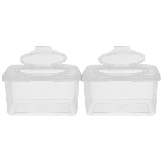 2 Pcs Weighted Wipe Dispenser Box Baby Wipes Wet Tissue - Walmart.com