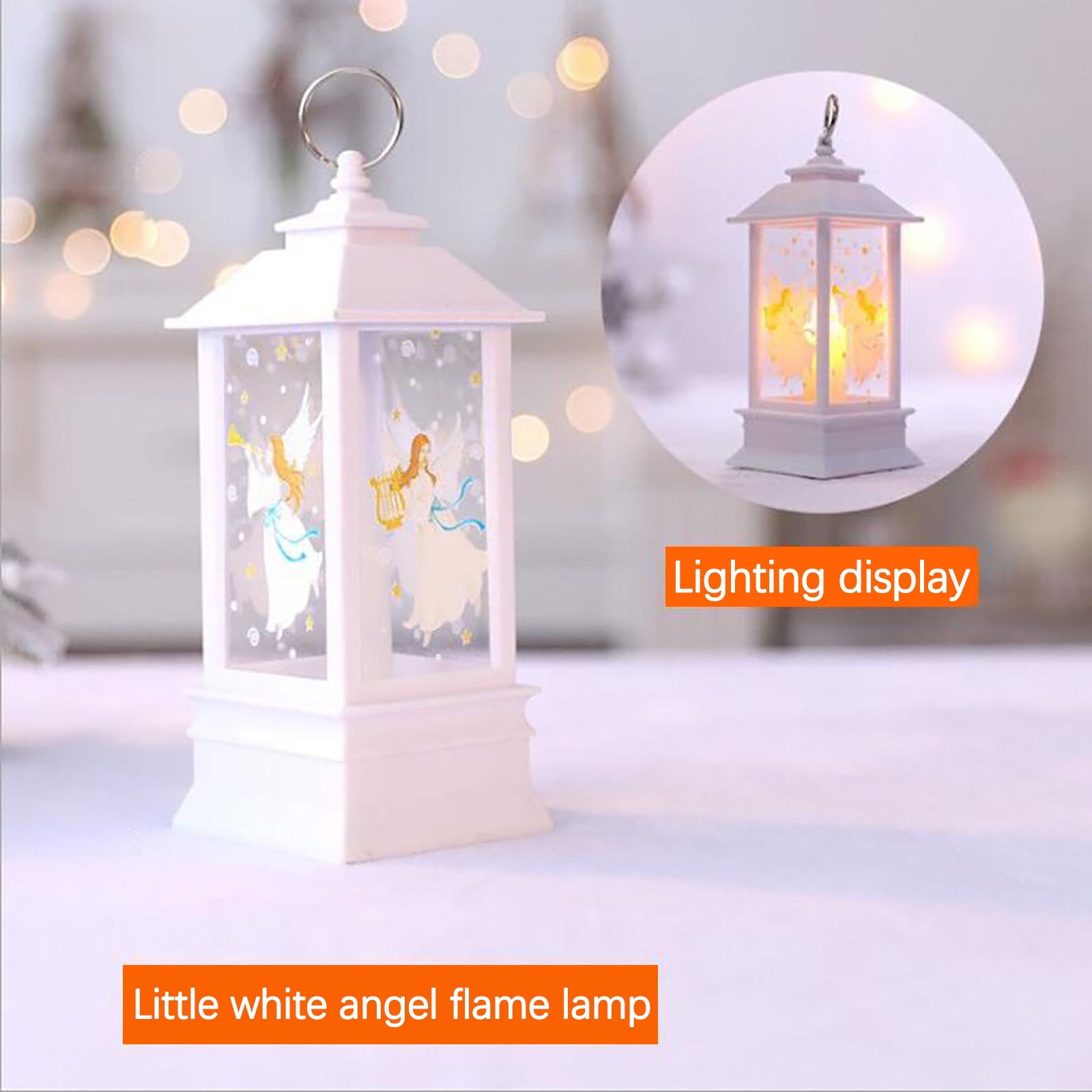 2 Pcs Western Mini Lantern Decor 2.2*5.1 Inch Small Lantern Table ...