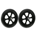 2 Pcs Wheelchair Front Replacement Wheels for Walkers Multifunction ...