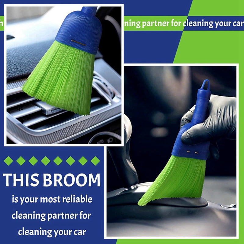2 Pcs Whisk Broom Polys Fiber Handheld Brush Hand Broom Outdoor Broom ...