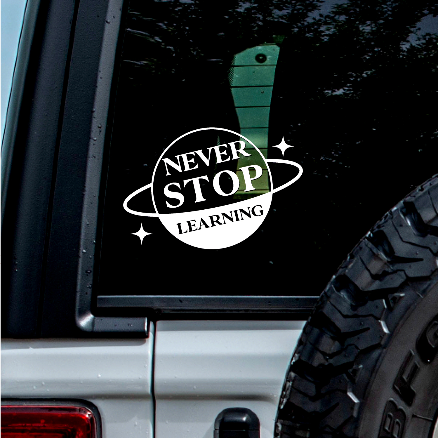 (2 Pcs, White, 10.3'' X 7'') Transparent Adhesive Decal Sticker Of ...