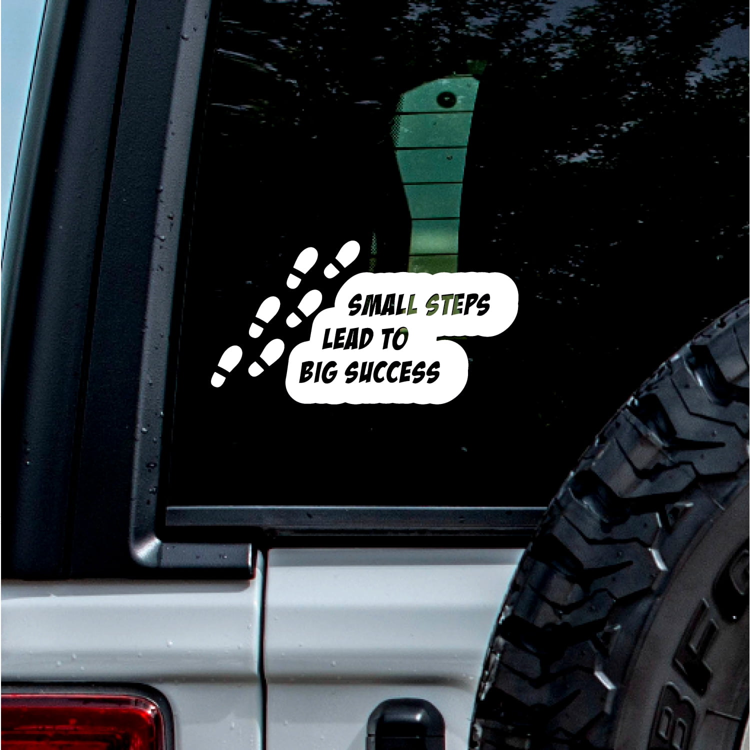 (2 Pcs, White, 10.5'' X 5.6'') Transparent Adhesive Decal Sticker Of ...