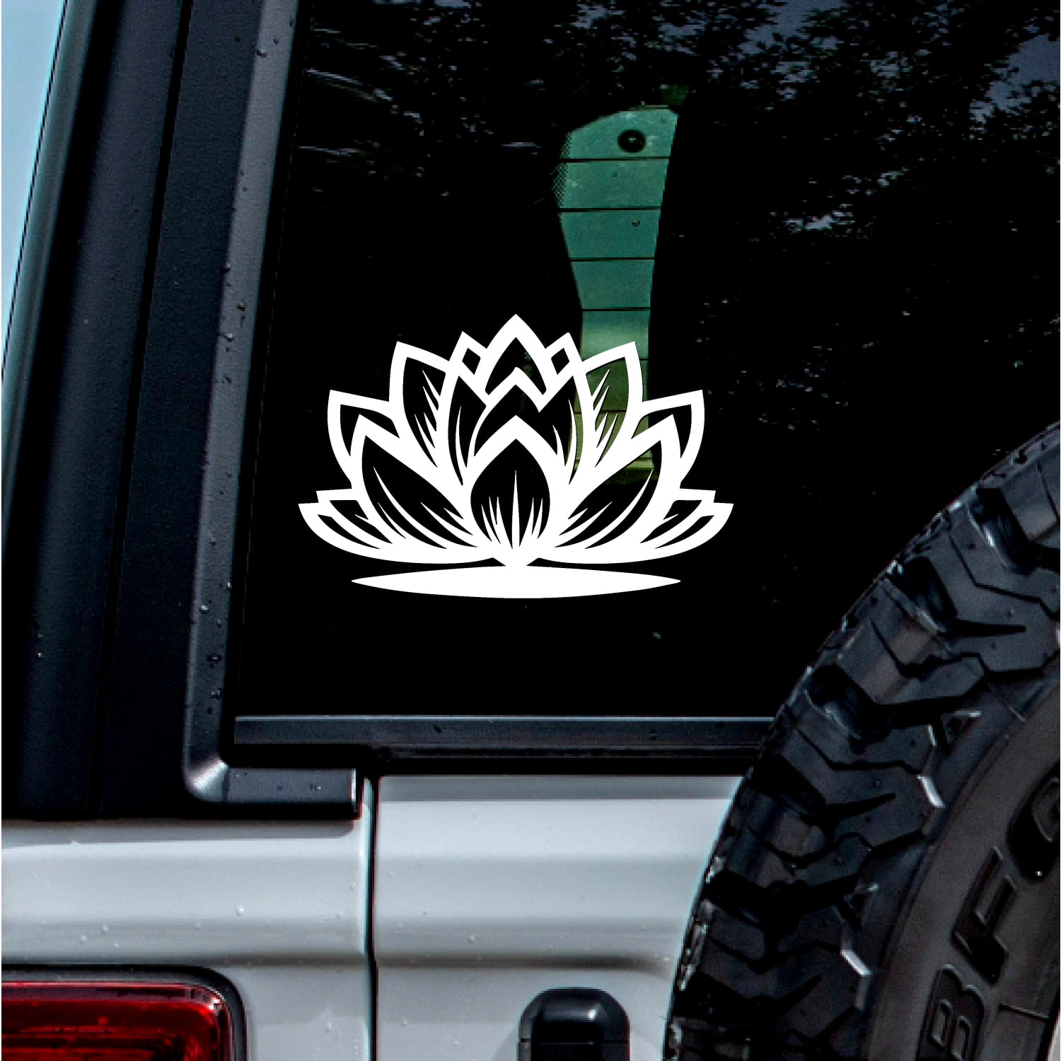 (2 Pcs, White, 10.5'' X 6.9'') Transparent Adhesive Decal Sticker Of ...
