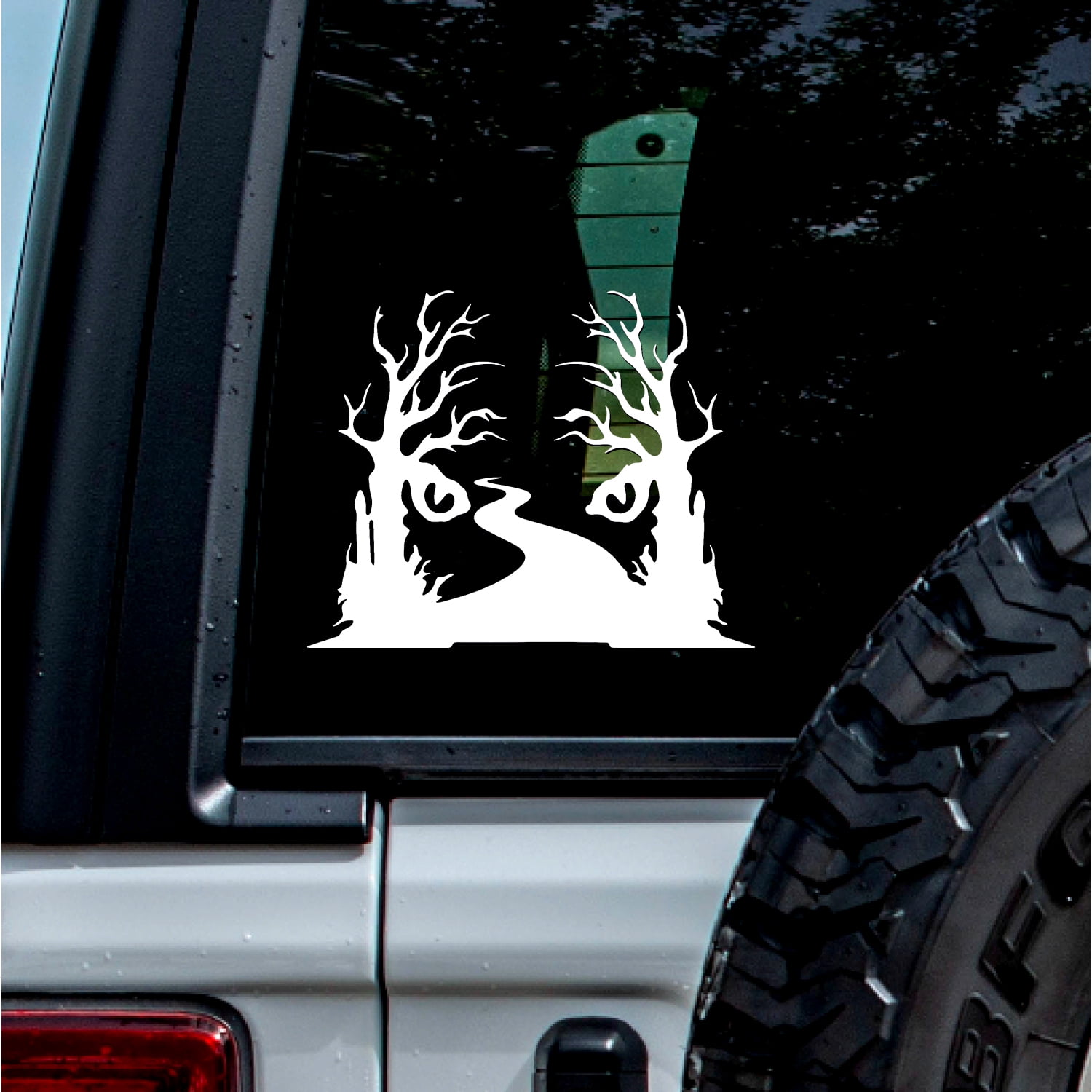 (2 Pcs, White, 10'' X 8'') Transparent Adhesive Decal Sticker Of ...