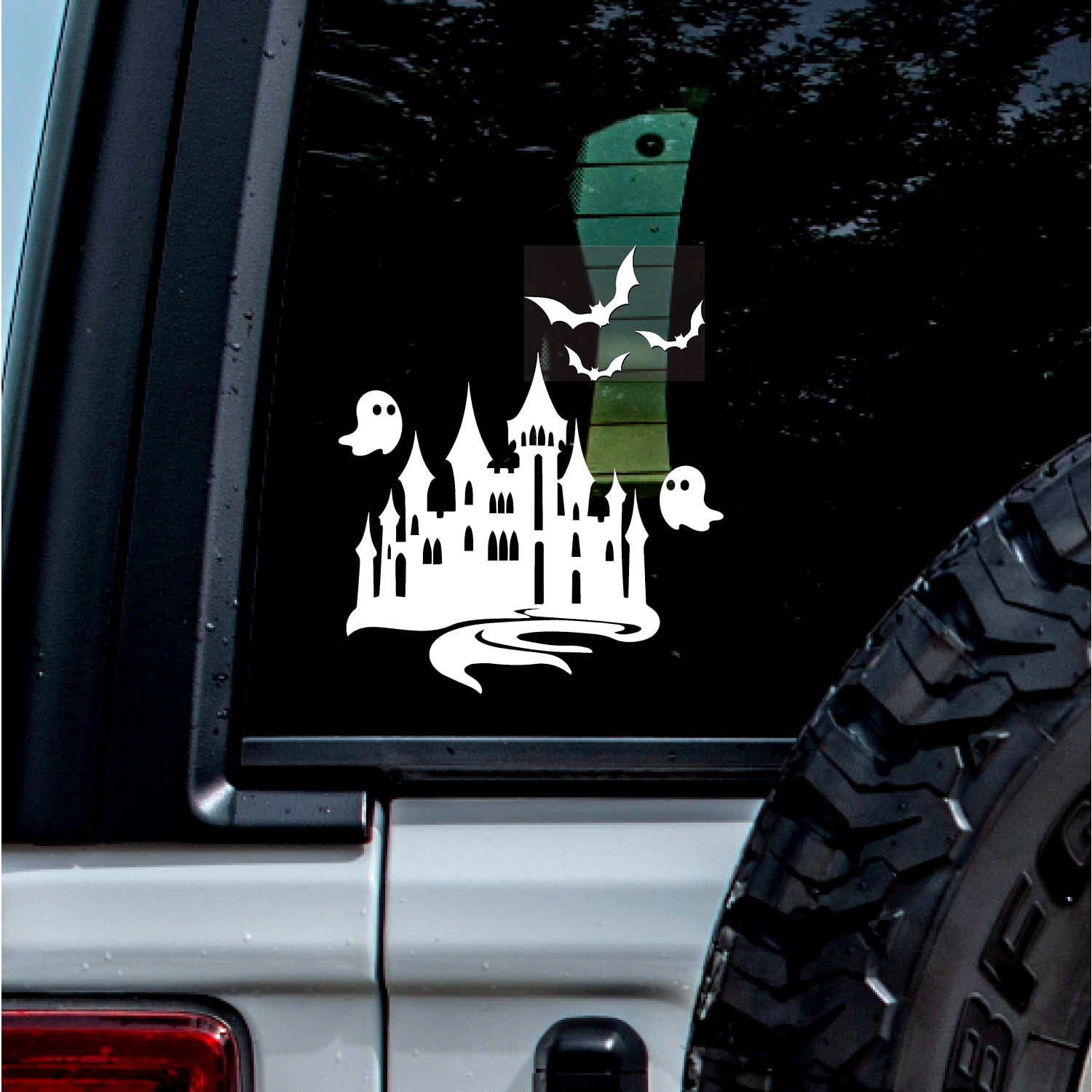 (2 Pcs, White, 11'' X 12.8'') Transparent Adhesive Decal Sticker Of ...