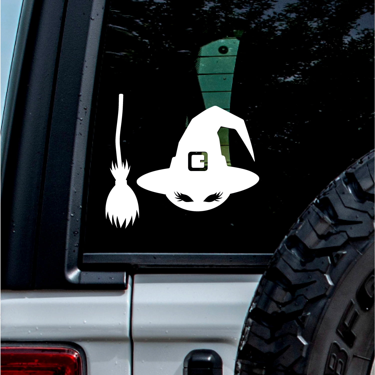(2 Pcs, White, 12.6'' X 11'') Transparent Adhesive Decal Sticker Of ...