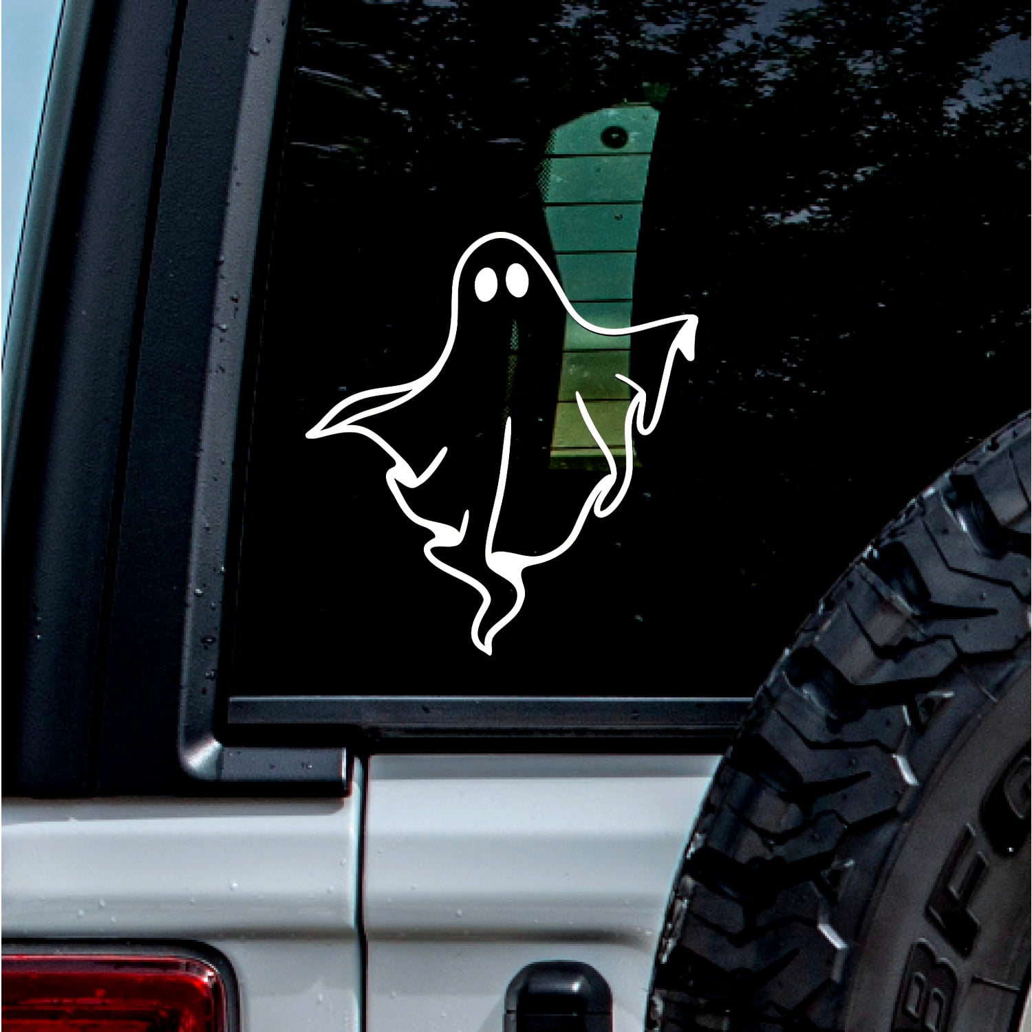 (2 Pcs, White, 3.8'' X 4.1'') Transparent Adhesive Decal Sticker Of ...