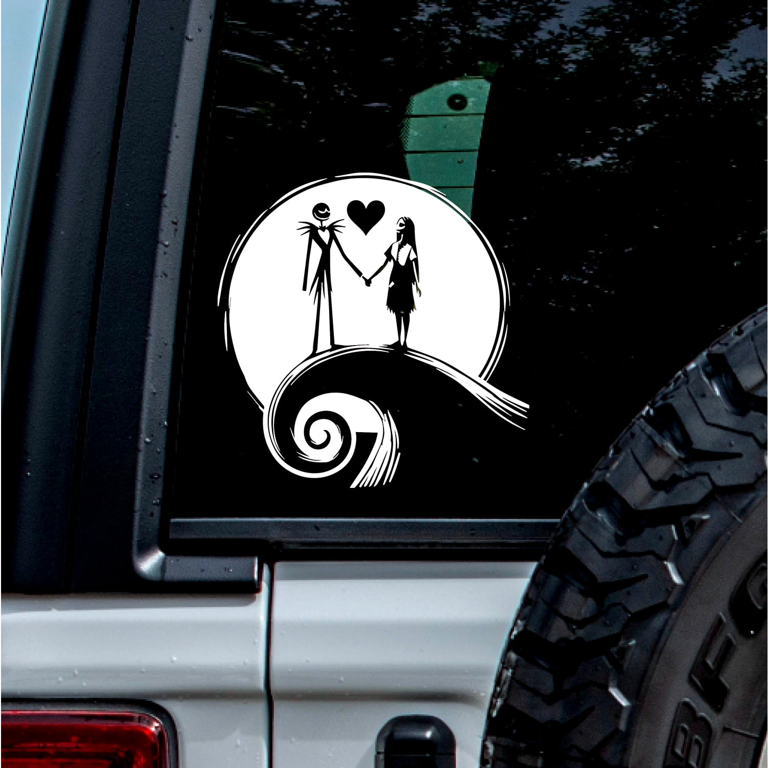 (2 Pcs, White, 4.8'' X 4.8'') Transparent Adhesive Decal Sticker Of ...