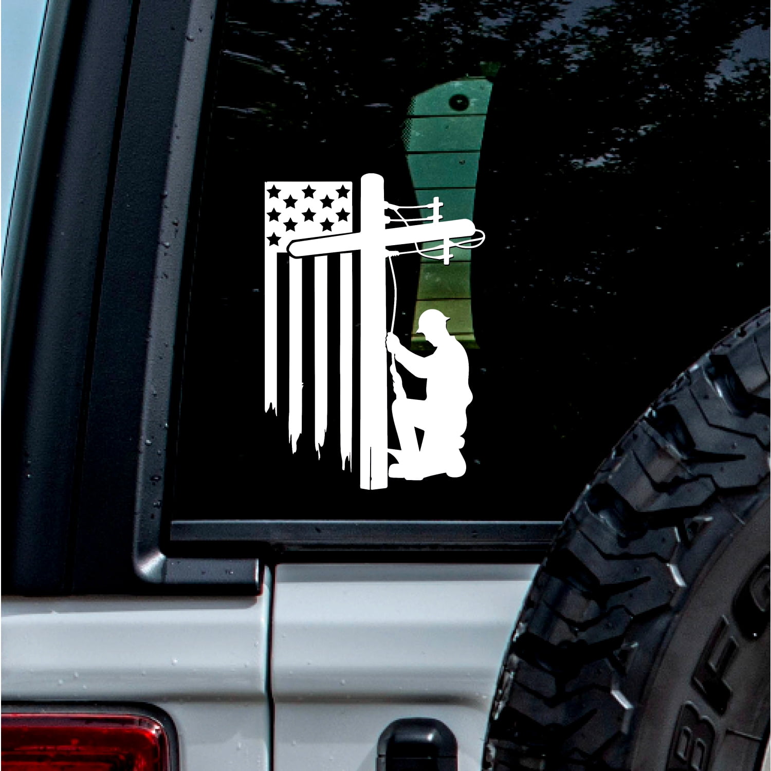 (2 Pcs, White, 4.8'' X 6.9'') Transparent Adhesive Decal Sticker Of ...
