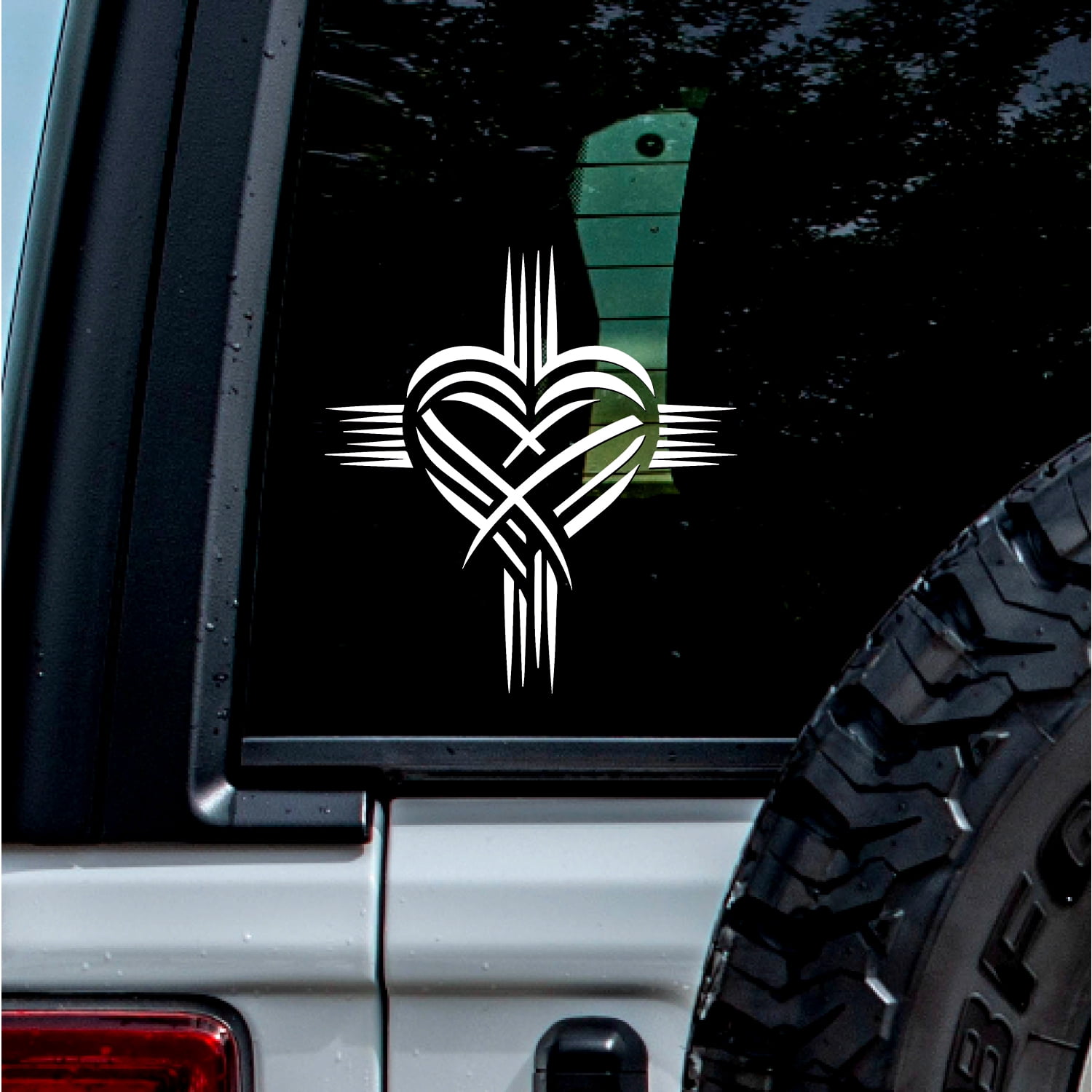 (2 Pcs, White, 5.6'' X 6.1'') Transparent Adhesive Decal Sticker Of ...
