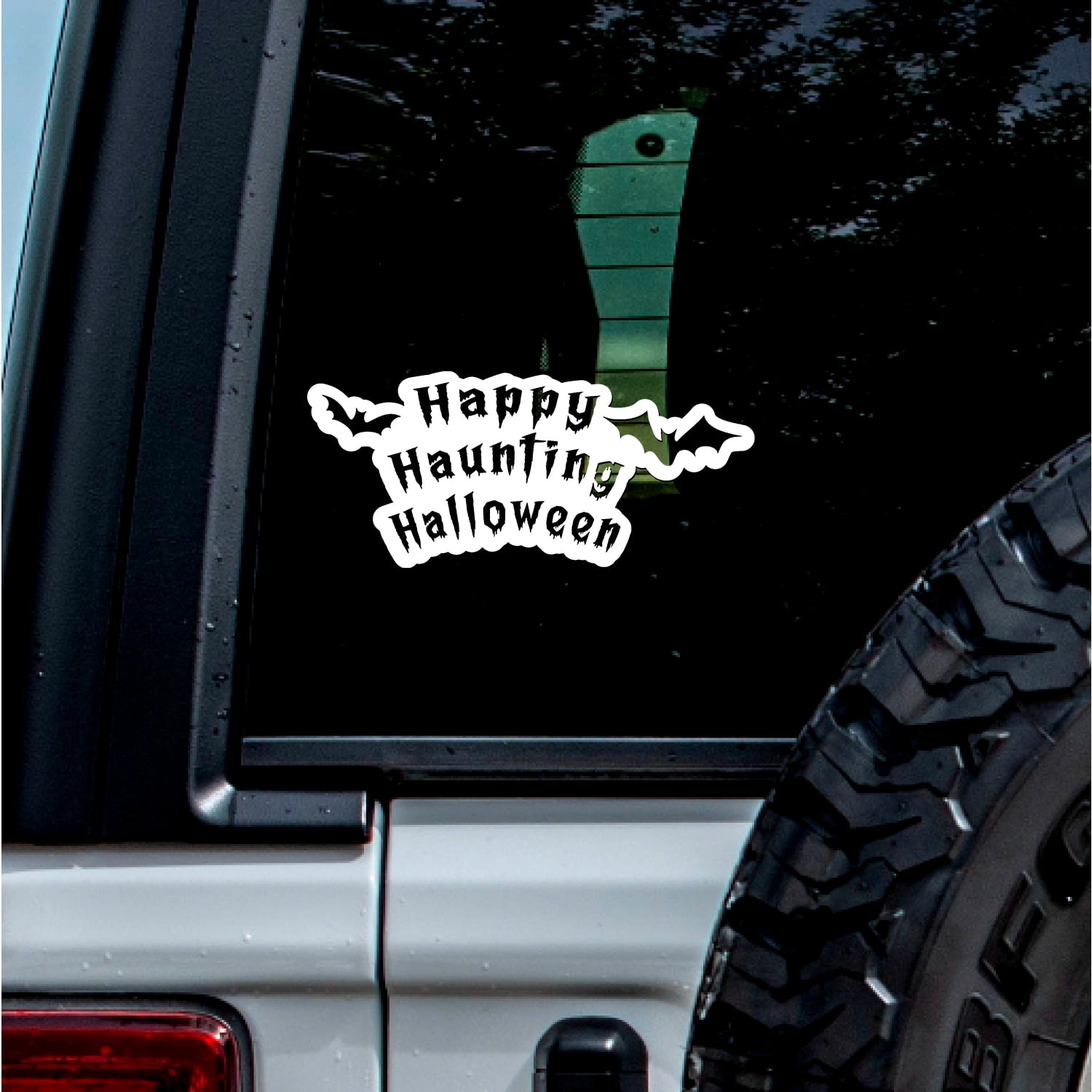 (2 Pcs, White, 5.8'' X 2.6'') Transparent Adhesive Decal Sticker Of ...