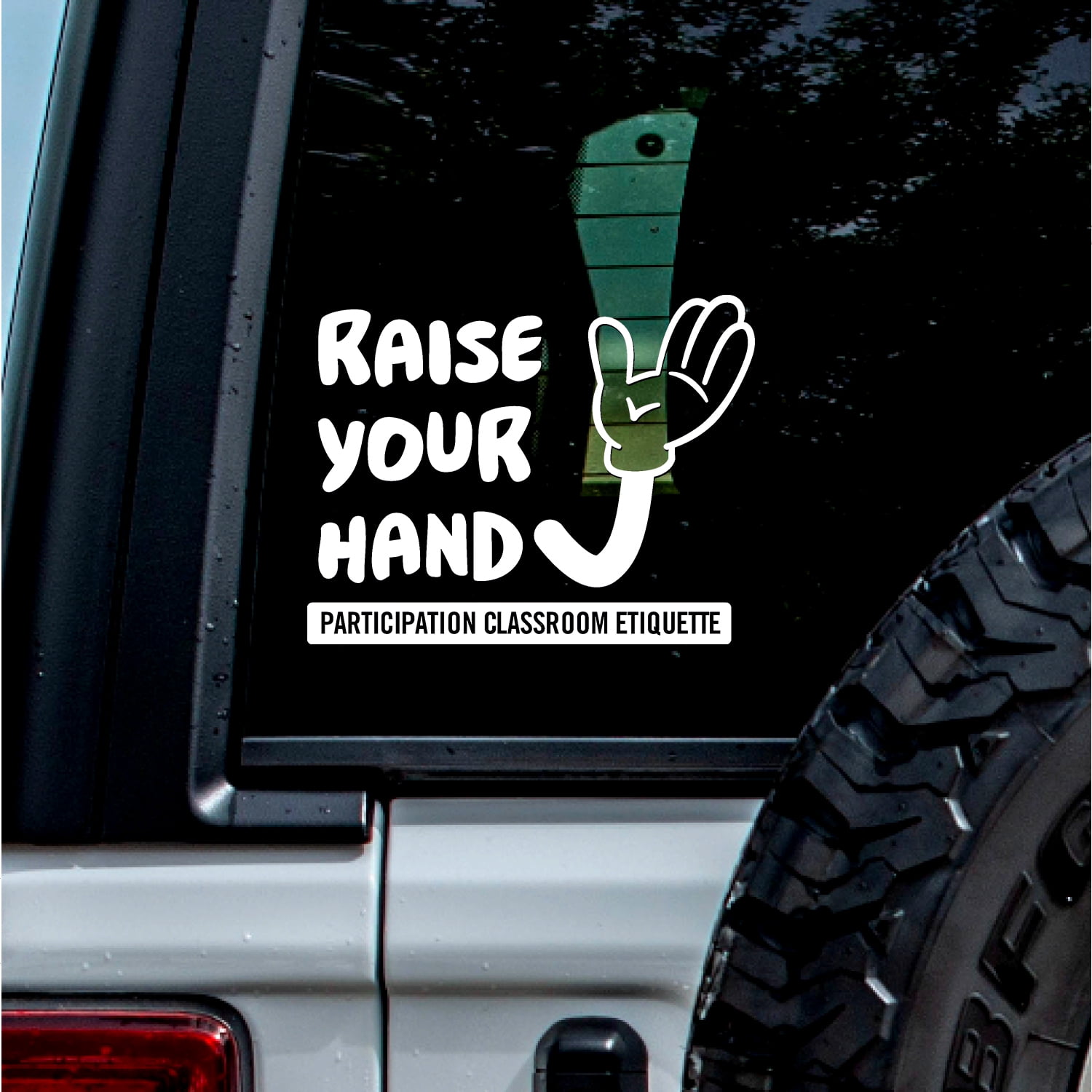 (2 Pcs, White, 7.2'' X 5.6'') Transparent Adhesive Decal Sticker Of ...