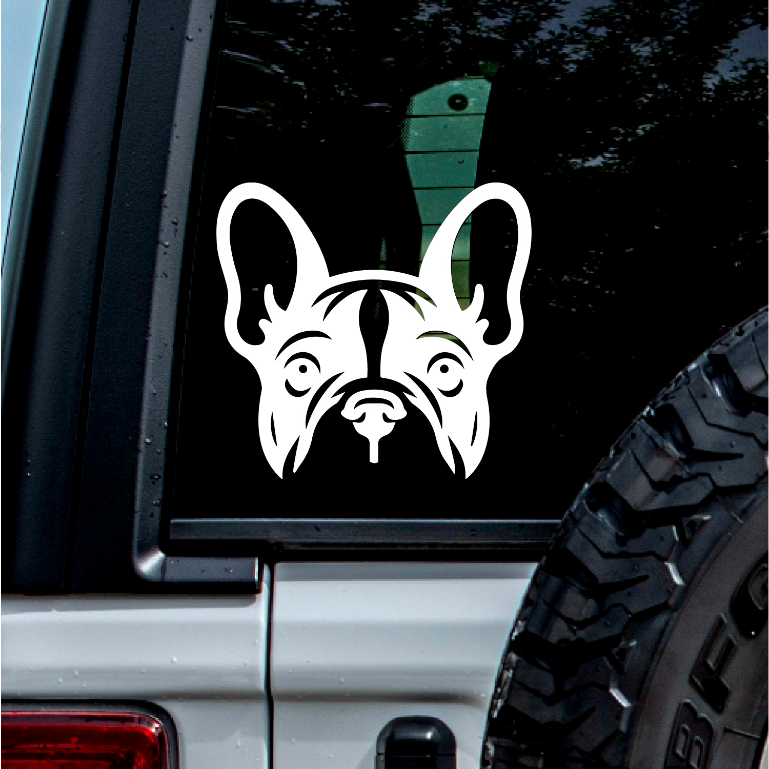 (2 Pcs, White, 7.4'' X 7'') Transparent Adhesive Decal Sticker Of ...