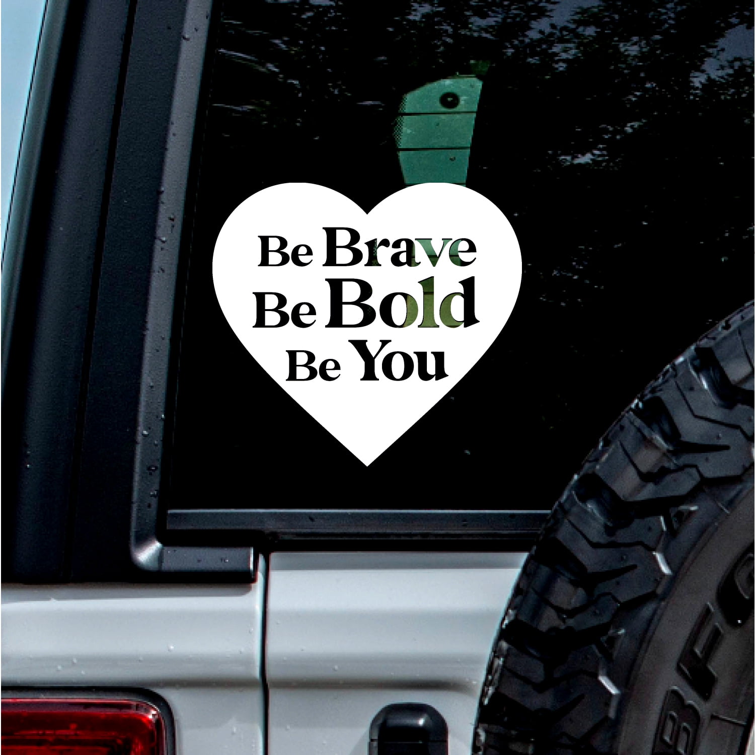 (2 Pcs, White, 7.6'' X 7'') Transparent Adhesive Decal Sticker Of Be ...