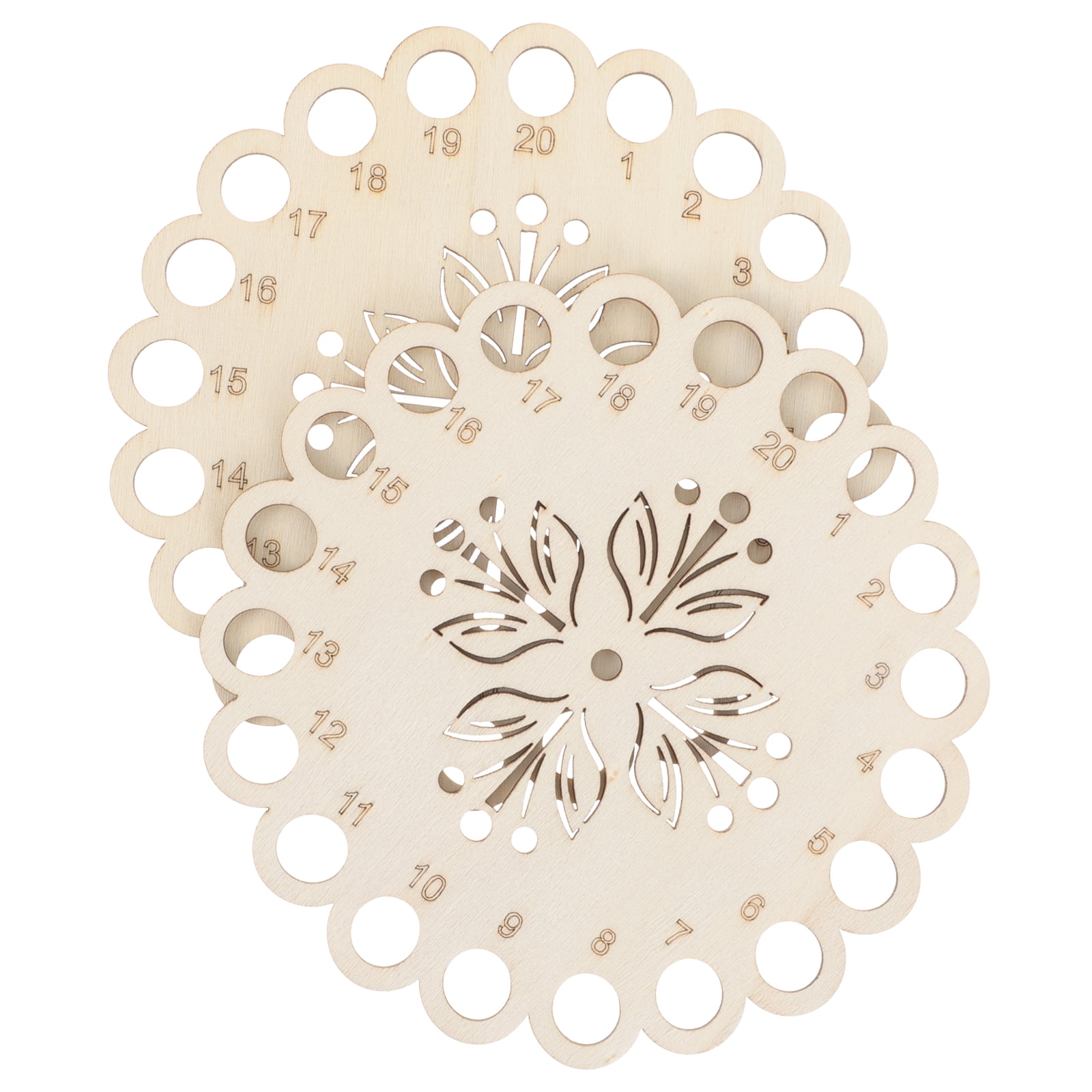 2 Pcs White Thread Threaded Board Embroidery Box Storage - Walmart.com