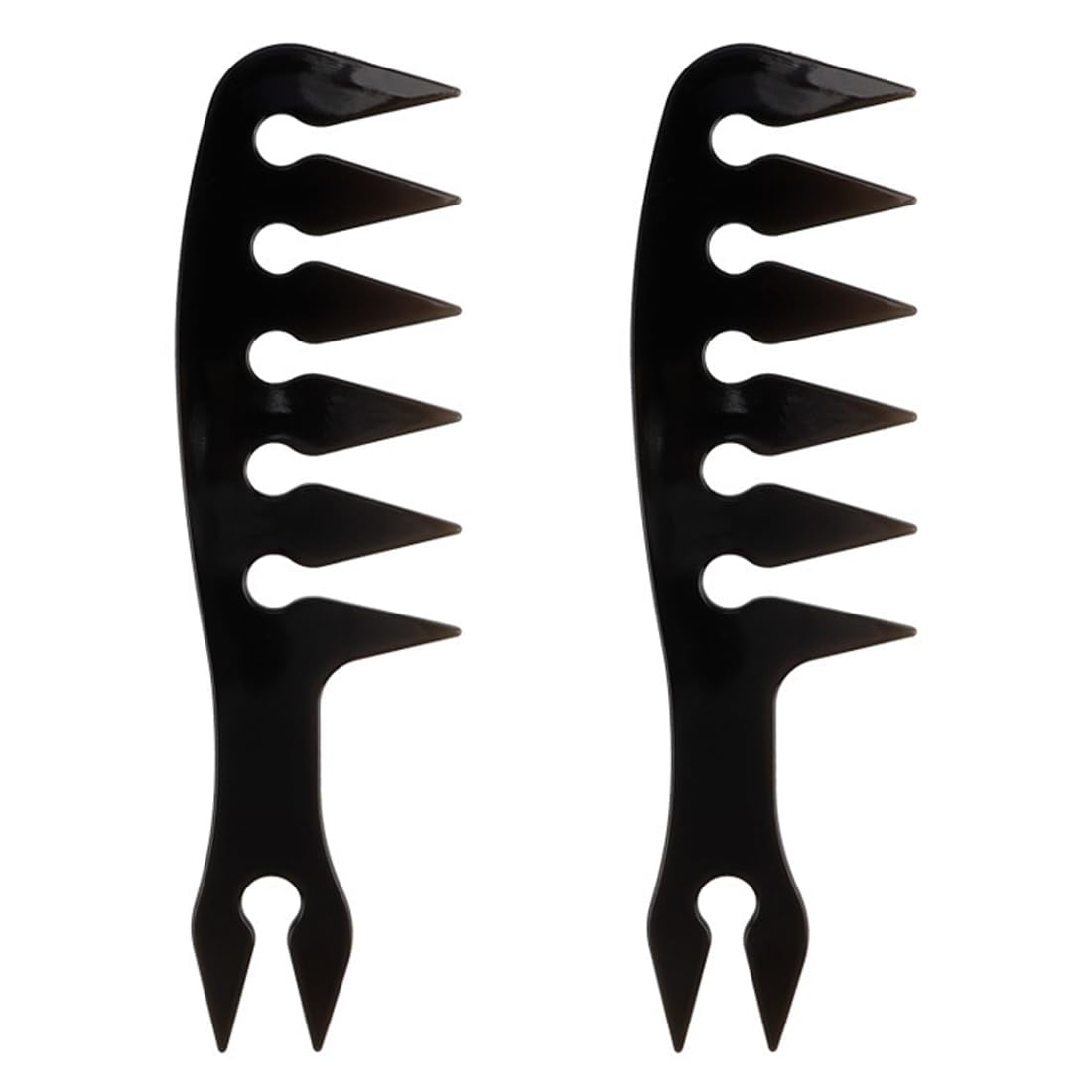 2 Pcs Wide Tooth Combs Texture Comb for Hair Styling Men Women Barber ...