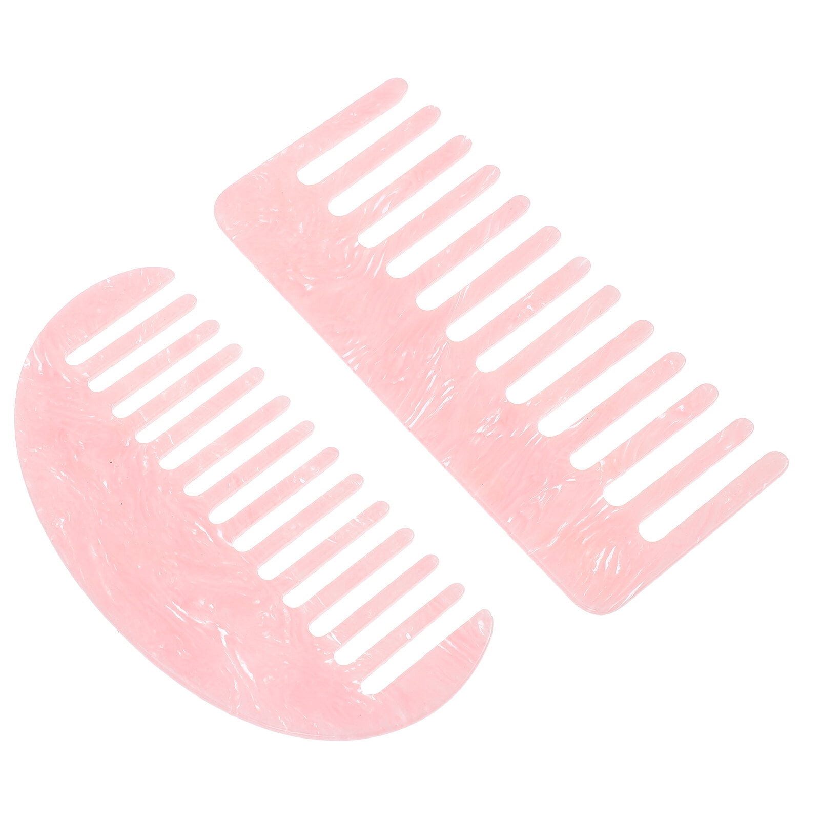 2 Pcs Wide-toothed Acetate Comb for Wet Hair Women's Deep Pink Acetic ...