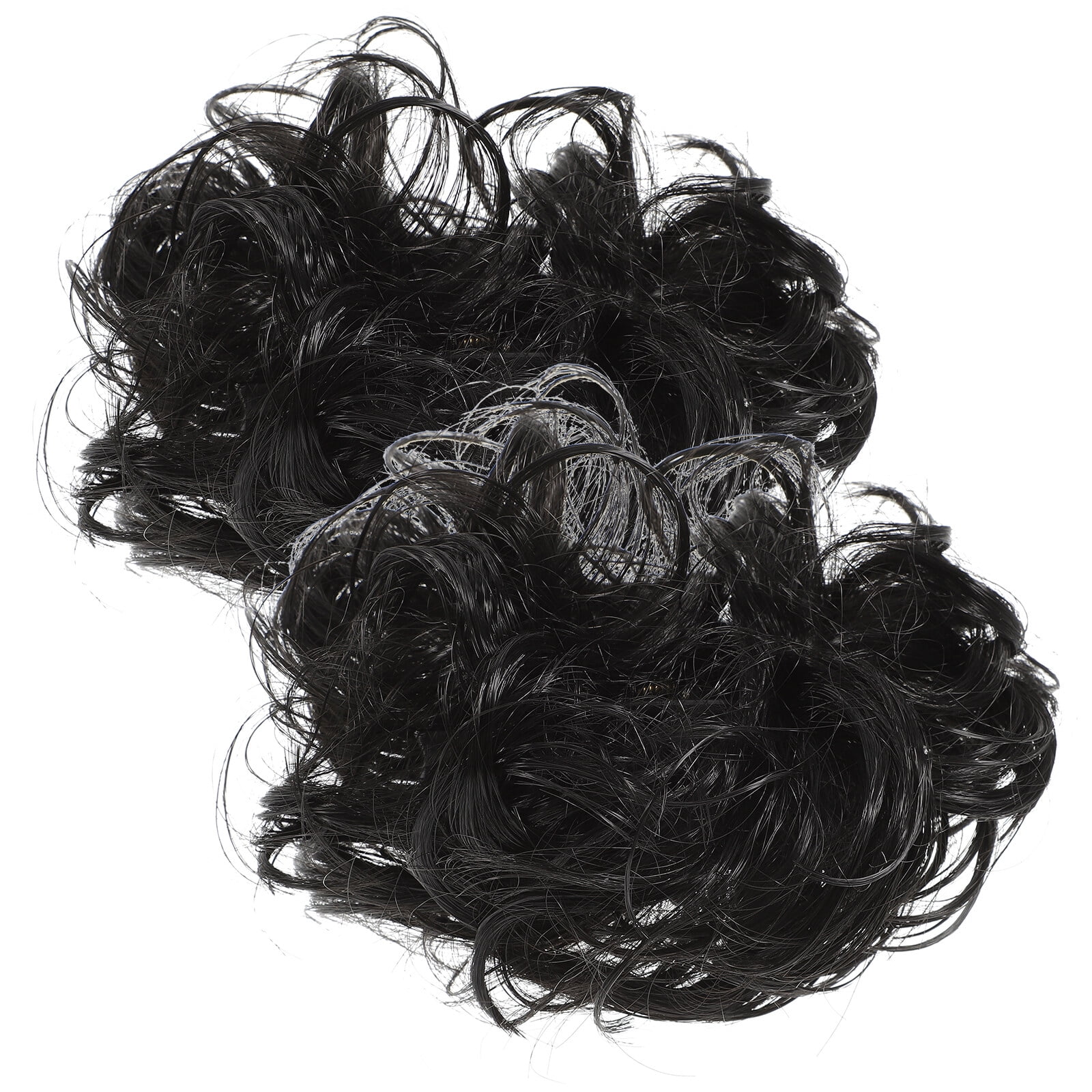 2 Pcs Wig Scrunchie Bun Maker Clips for Hair Curly Wigs Miss - Walmart.com