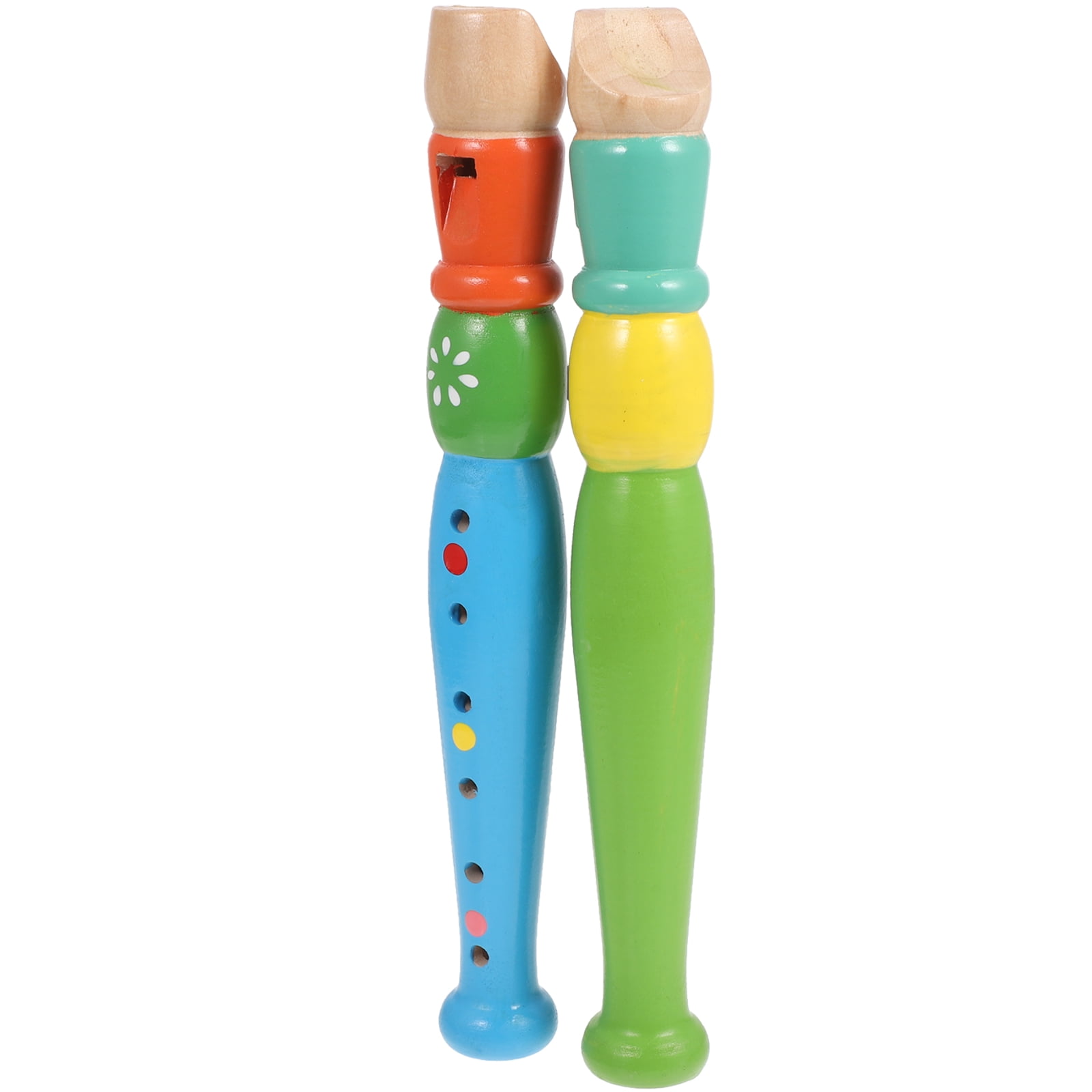 2 Pcs Wind Instrument for Kids 6 Hole Piccolo Musical Instruments Flute ...