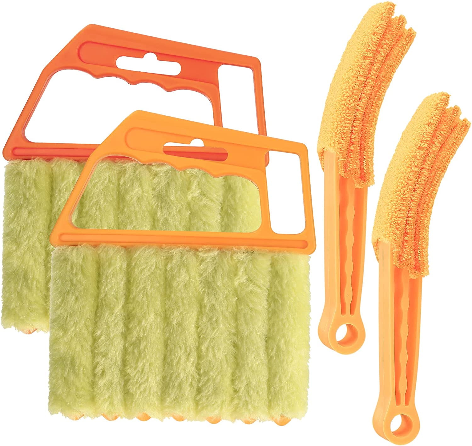 2 Pcs Window Venetian Blind Cleaner Duster Tools + 2 Pcs 7 Finger ...