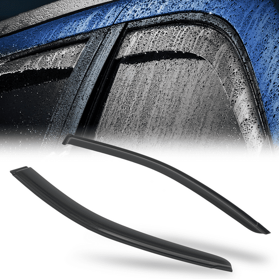 2 Pcs Window Visor Shade Vent Wind Rain Deflector for 08-12 Dodge Grand ...
