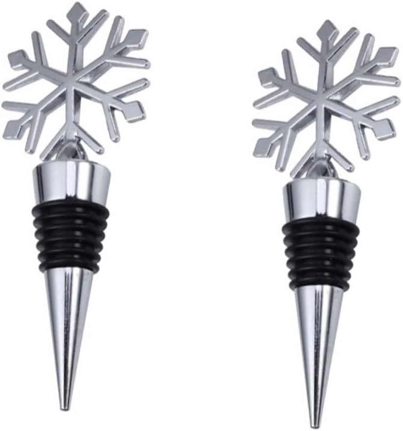 2 Pcs Wine Stoppers Vacuum Metal Wine Cork Champagne Bottle Stopper ...