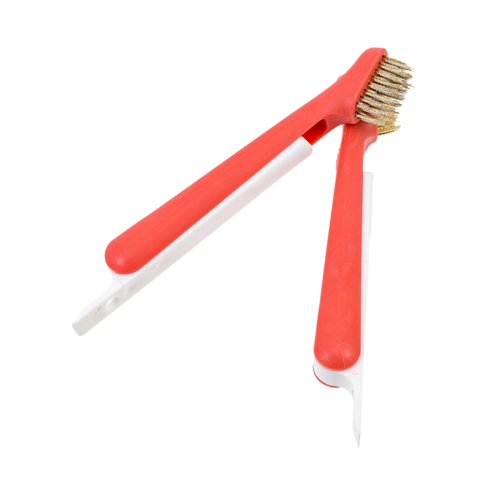 2 Pcs Wire Brush Kits Lint Dryer Stove Range Hood Mini Grill Orange ...
