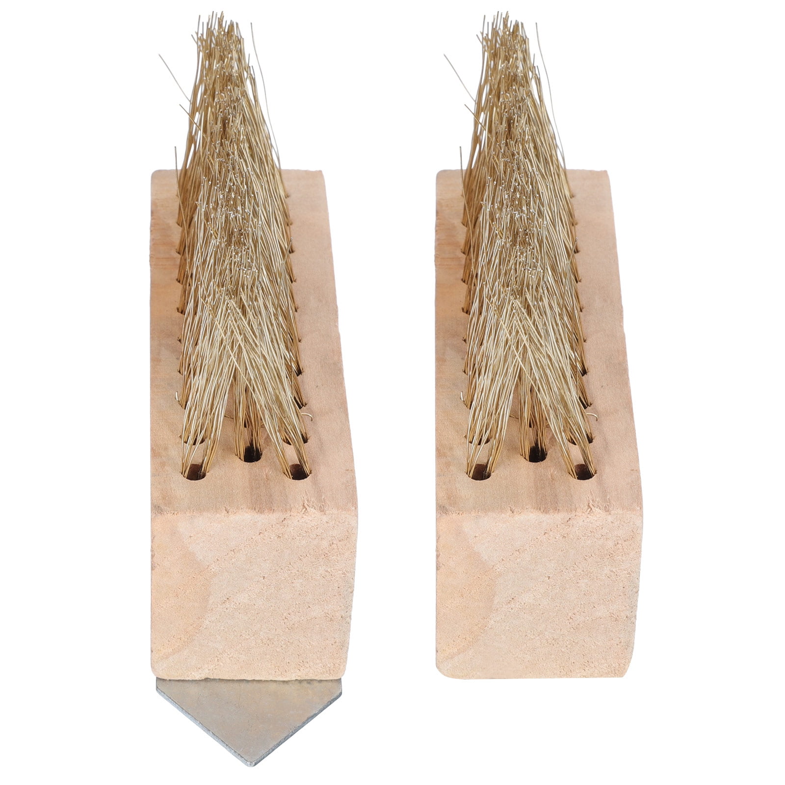 2 Pcs Wire Weeding Brush Removal Brush Steel Wire Weeder Deck Ground Crack Brush - Walmart.com