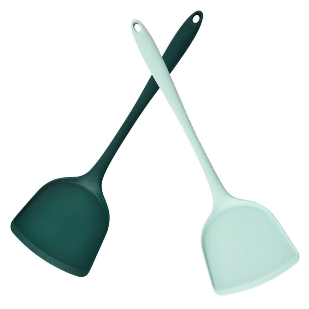 2 Pcs Wok Silicone Spatula Kitchen Turner Cooking Multifunction ...