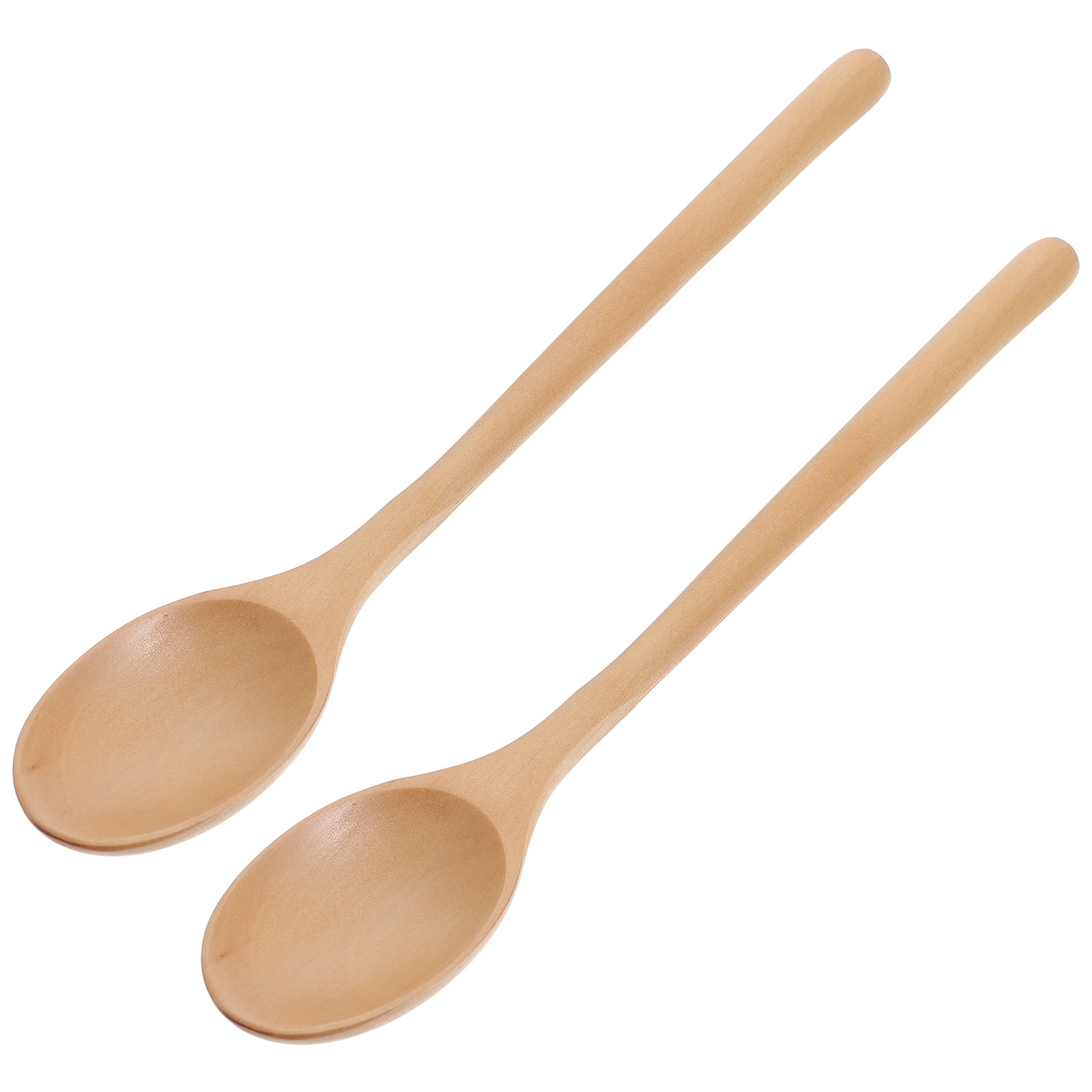2 Pcs Wooden Ladle Honey Spoon Serving Utensils Household Mixers ...