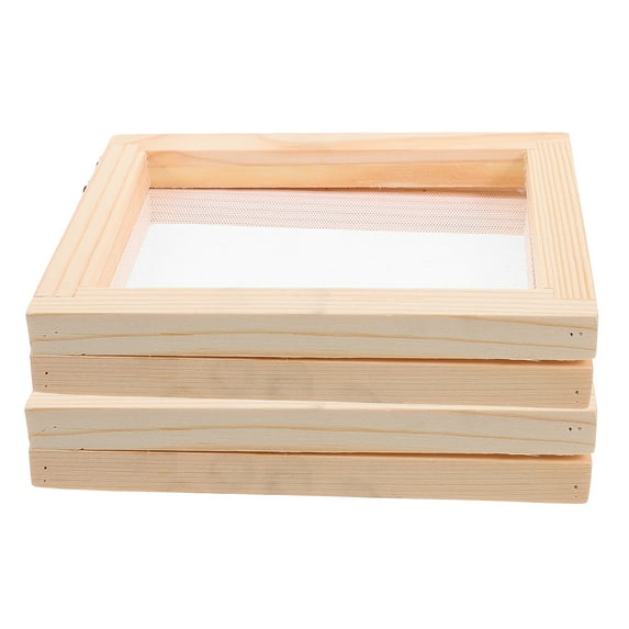 Phenofice DIY Wooden Papermaking Screen Kit Beige Minimalist Design ...