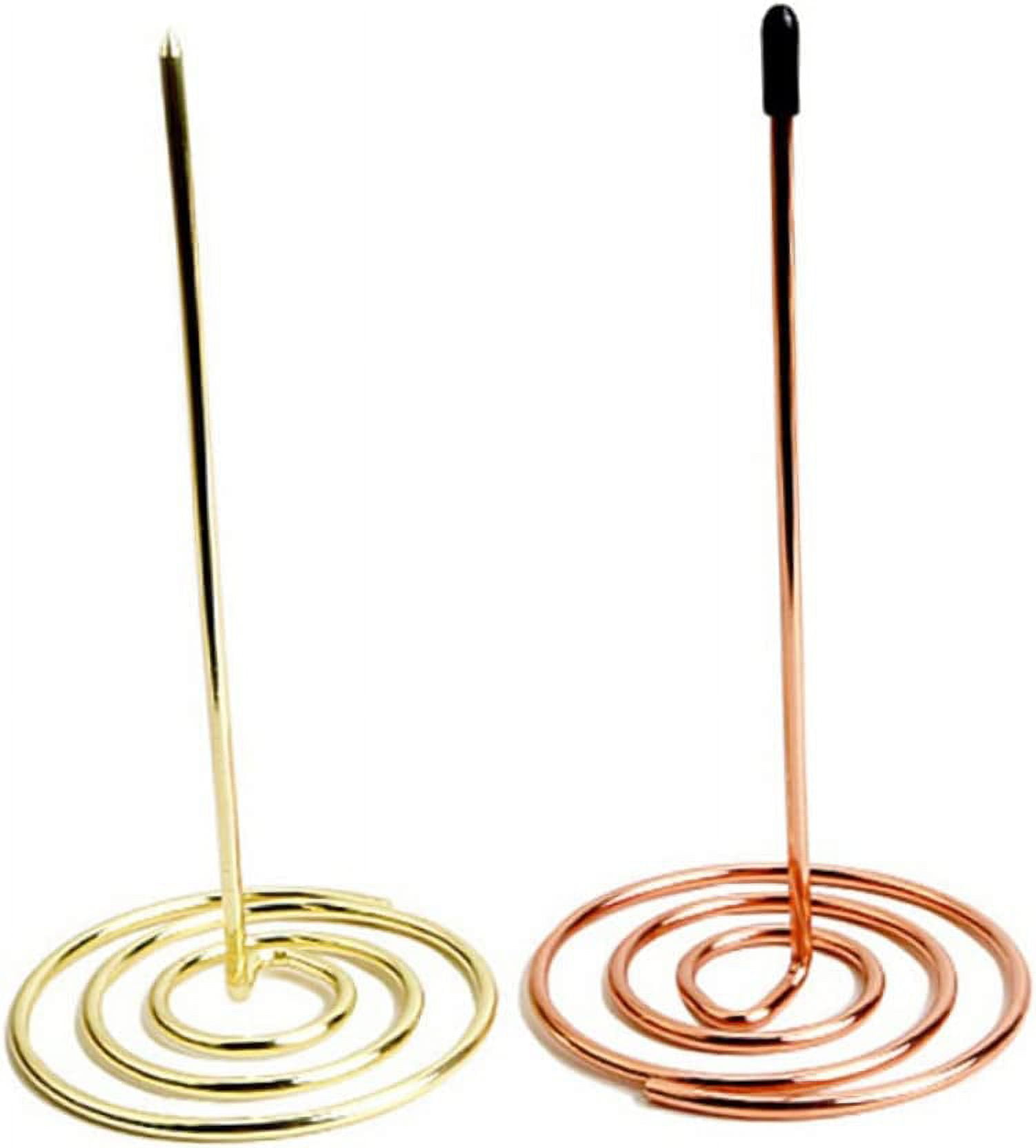 2 Pcs Working Desk Office Stuff Paper Memo Holder Spike Receipt Bill ...