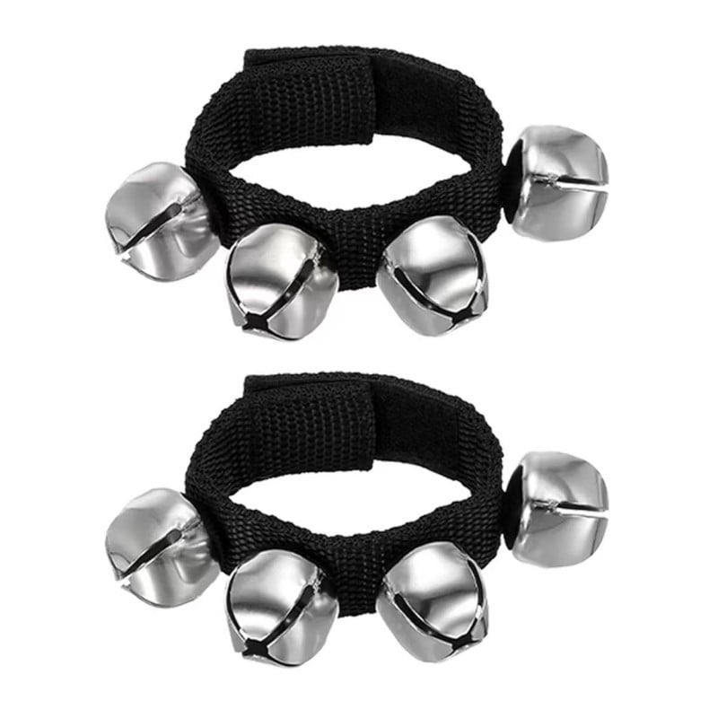 2 Pcs Wrist Band Jingle Bells, Band Wrist Bells Ankle Bells,Adjustable ...