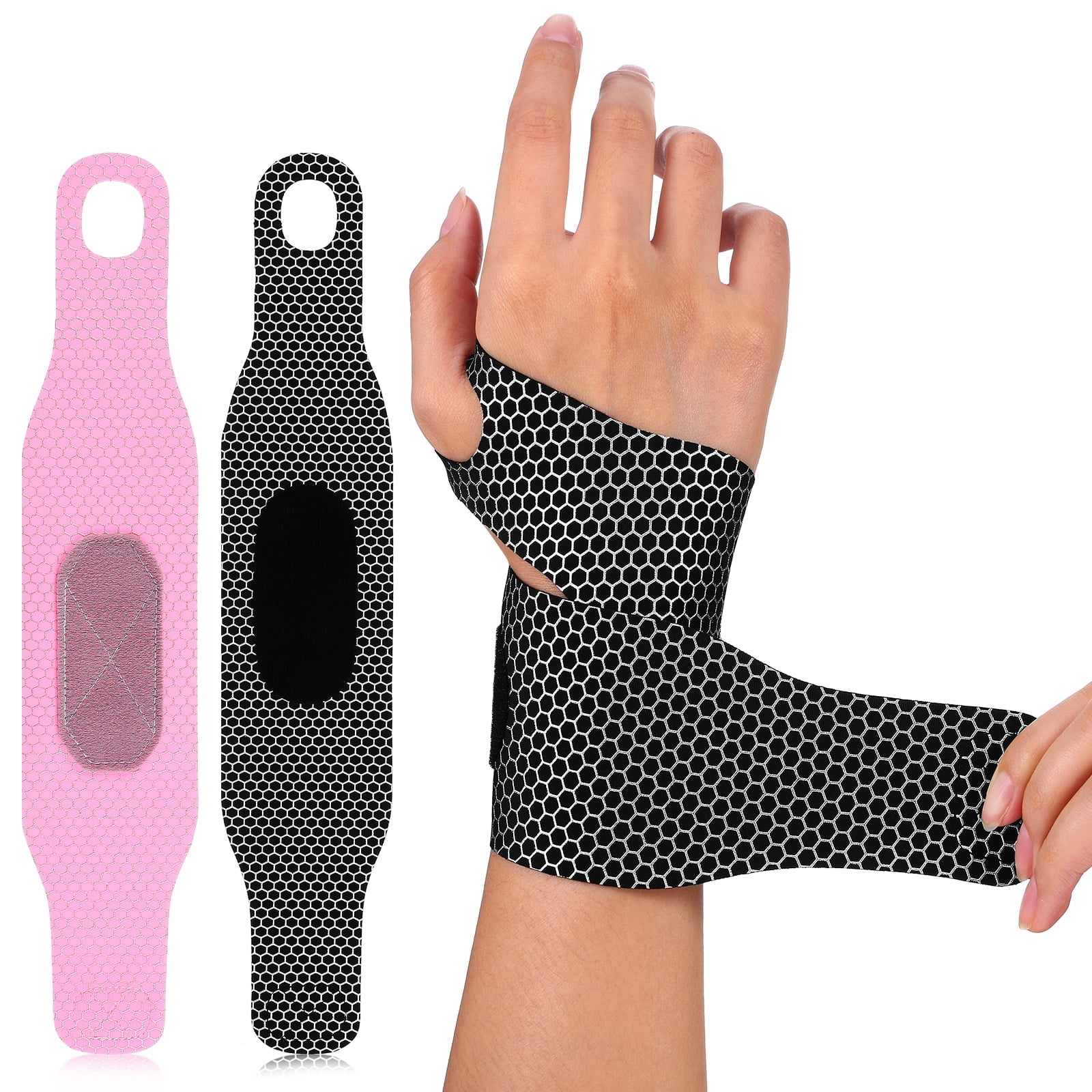 2 Pcs Wrist Wraps Wrist Support Brace Wrist Widget Wrist Support Band ...
