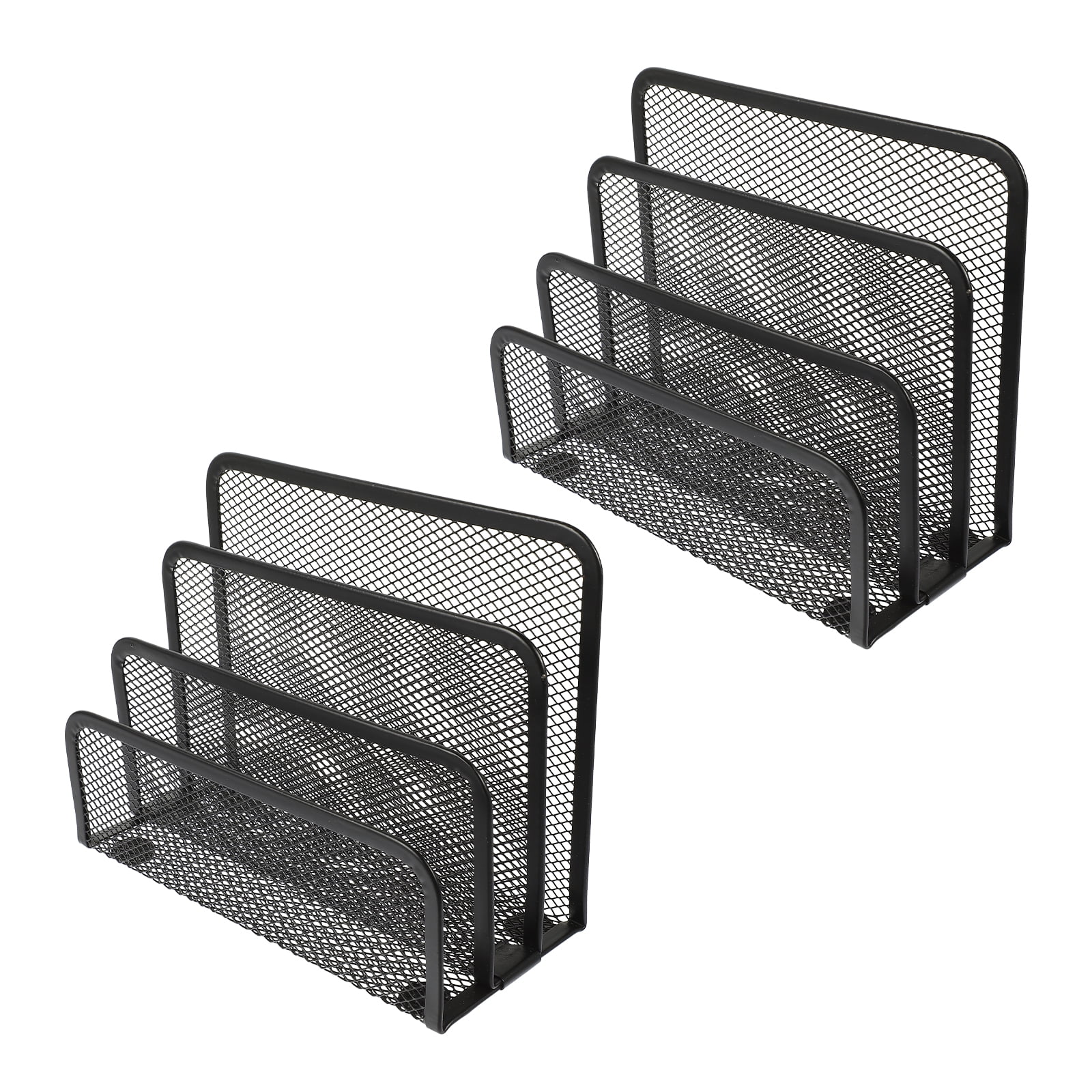 2 Pcs Wrought Iron File Holder Document Stand Office Organizers ...