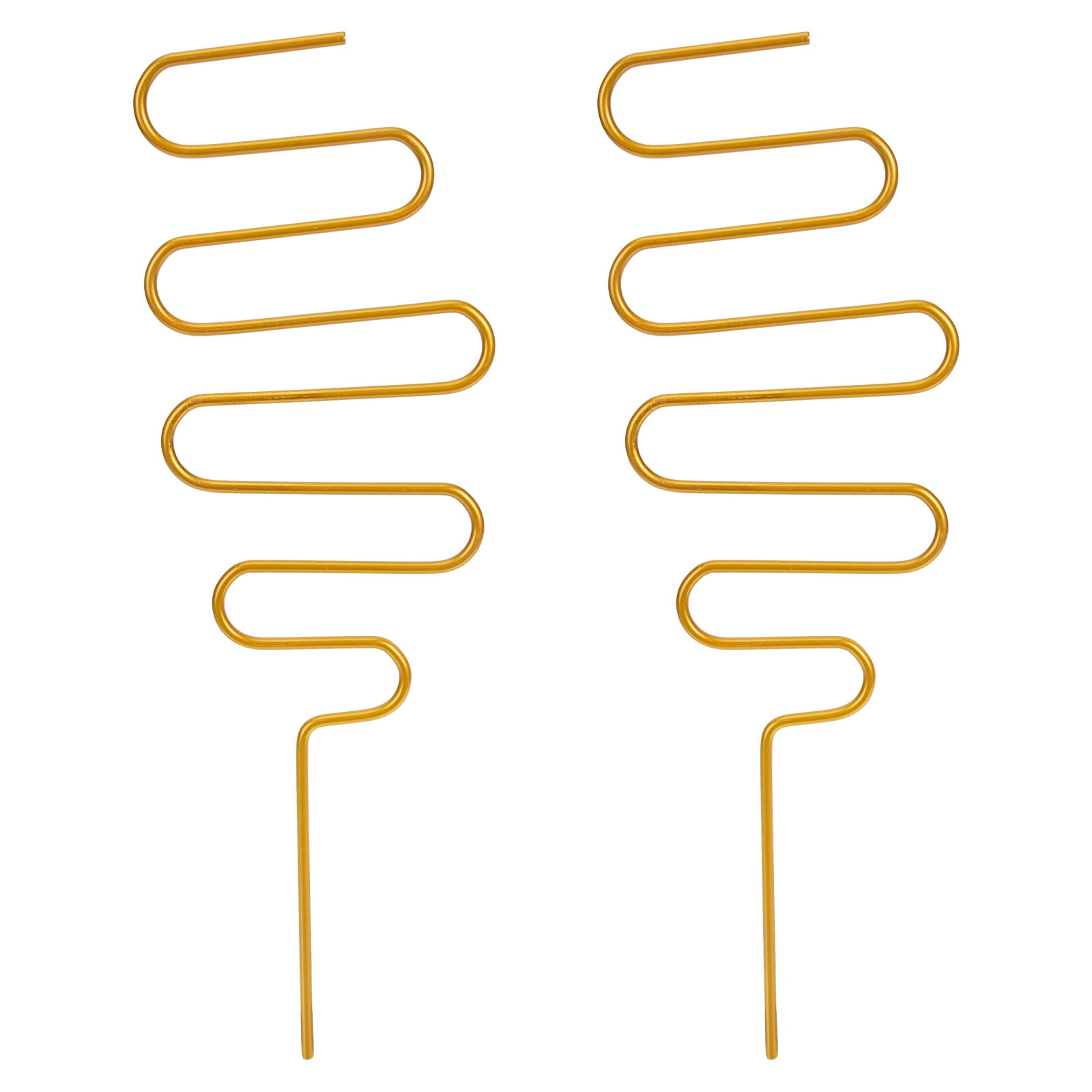 2 Pcs Wrought Iron Fixing Pole Plant Supporting Rods - Walmart.com