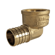 10 Pcs XFITTING Pex 3/4 Inch x 3/4 Inch Pex Elbow Brass Crimp Fitting, 23-2-2=10X - Walmart.com