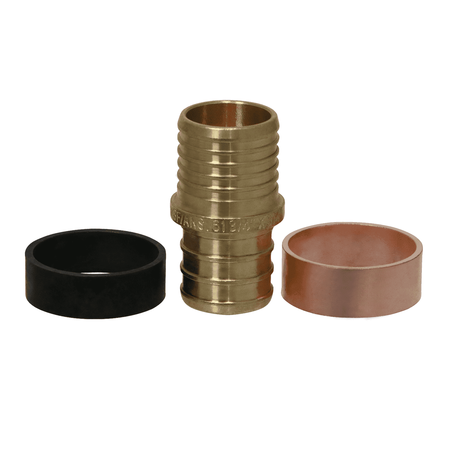 2 Pcs XFITTING 3/4 Inch Pex x 3/4 Inch PB (polybutylene) Slicing coupling with ring, Repair Kit ...