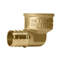 5 Pcs XFITTING Pex 3/4 Inch x 1/2 Inch Pex Reducing Elbow Crimp Fitting, 25-4-7=5X - Walmart.com