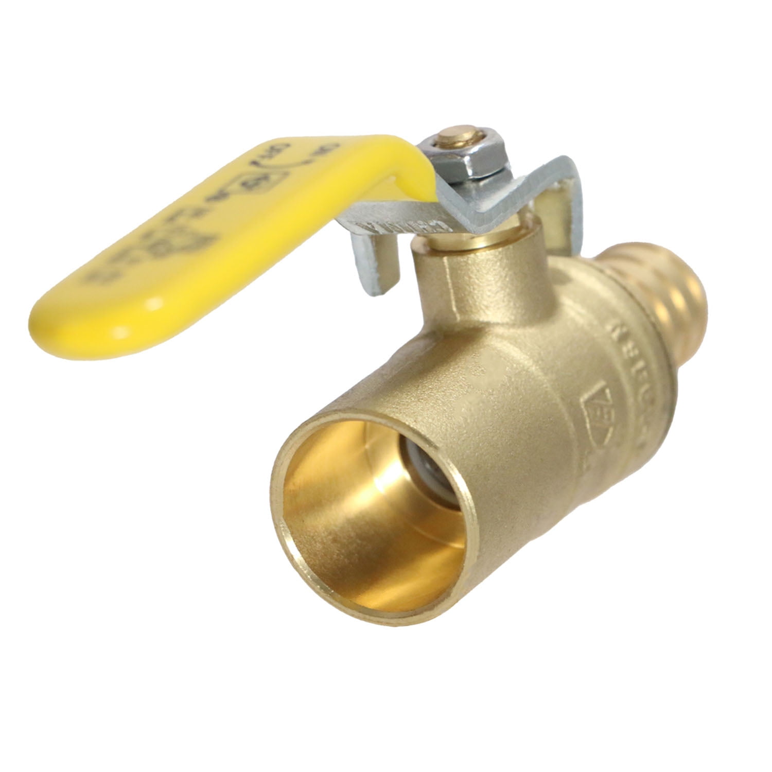 2 Pcs XFITTING Barb Crimp Pex 3/4 Inch x 3/4 Female Sweat Ball Valve, 24-2-8=2X - Walmart.com