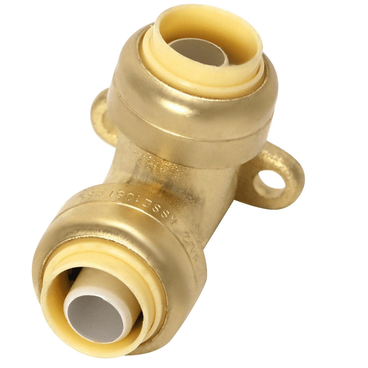 2 Pcs XFITTING Push Fit 1/2 inch Elbow with Drop Ear, Push to Connect Elbow with Drop Ear, 28-5 ...