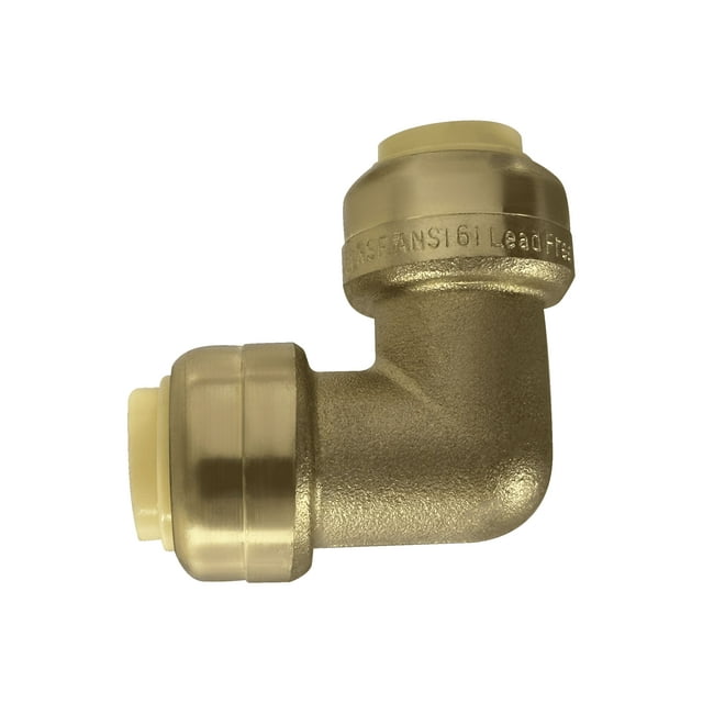 2 Pcs XFITTING Push Fit 3/8 Inch x 3/8 Inch Push Fit Elbow, 27-6-5=2XX - Walmart.com