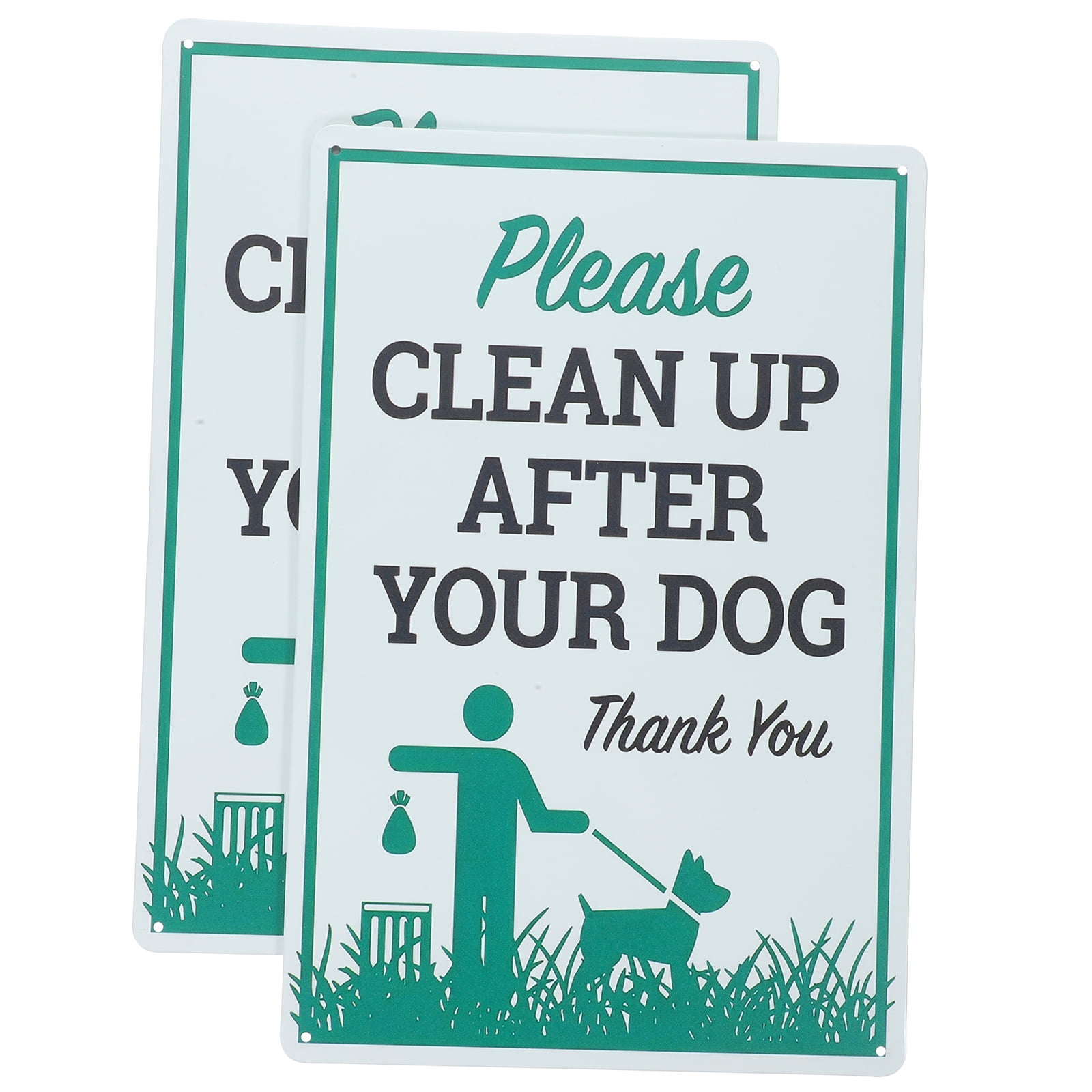 2 Pcs Yard Signs Retro Iron Sheet No Dog Urination 2pcs Home Decor ...