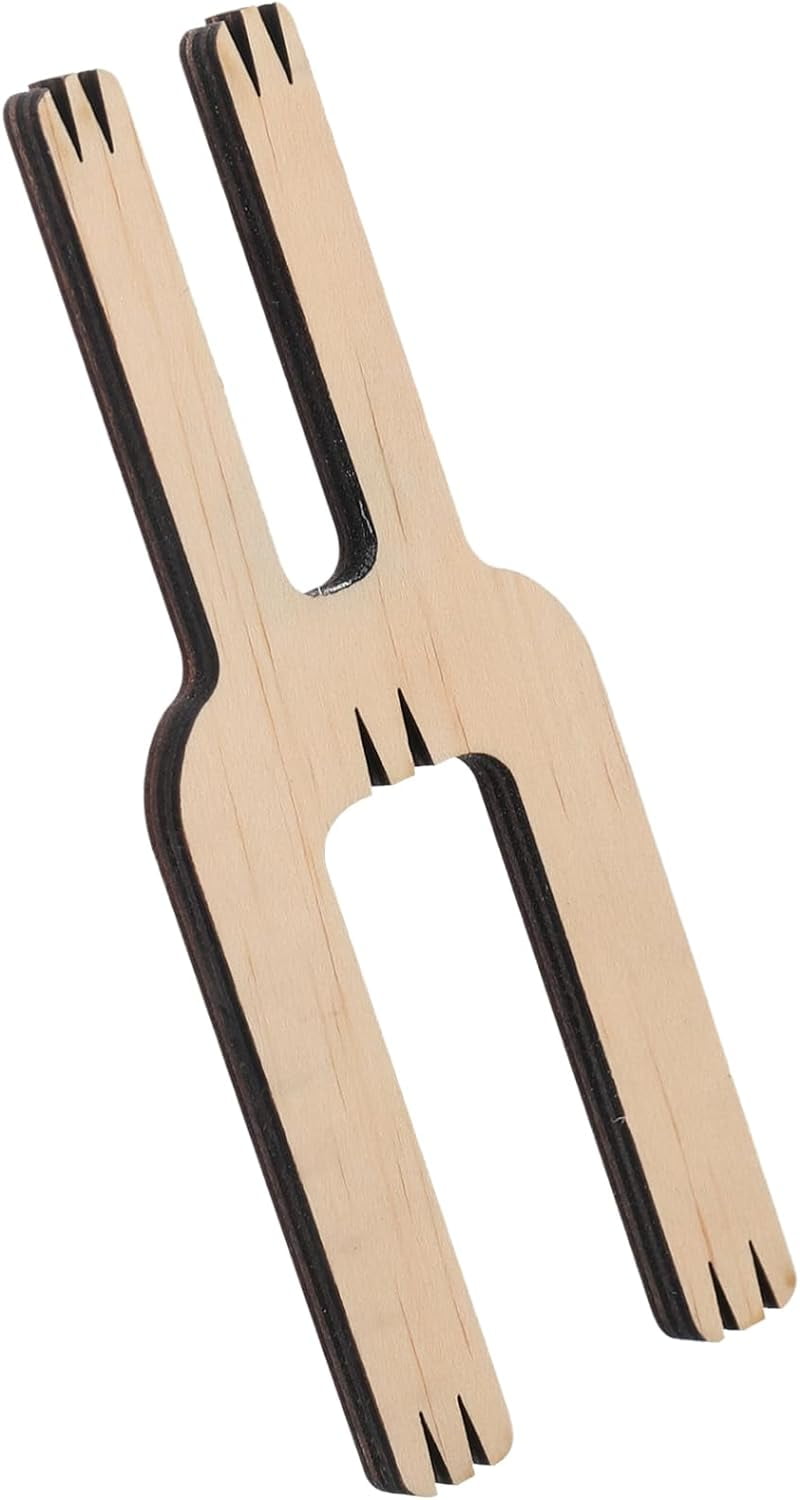 2 Pcs Yarn Hand Cut Lucet Fork Plush Ball Knitting Tool DIY Knitting ...