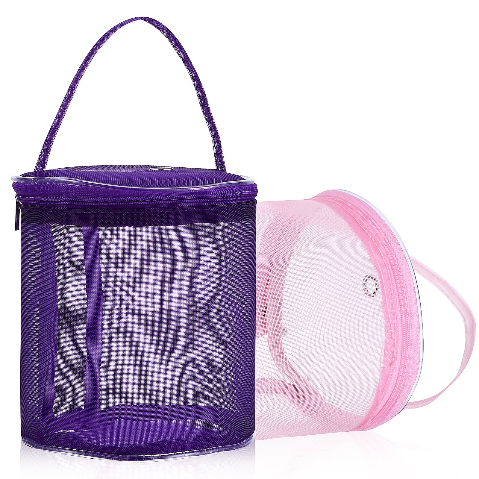 2 Pcs Yarn Storage Bag Crochet Organizer Supplies Crocheting Basket ...