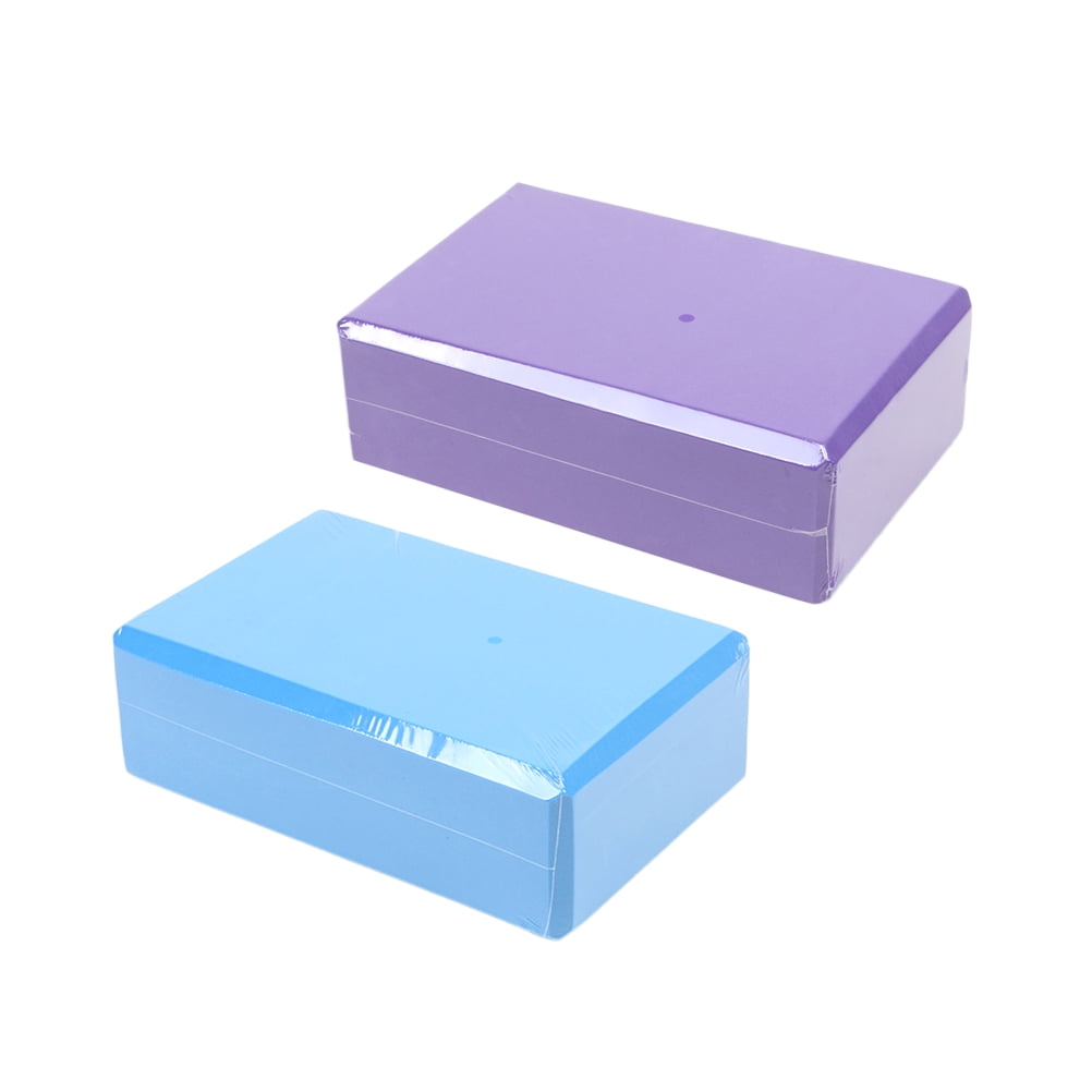 2 Pcs Yoga Pilates Block Brick Do The Splits Bricks Gym Set Equipment ...