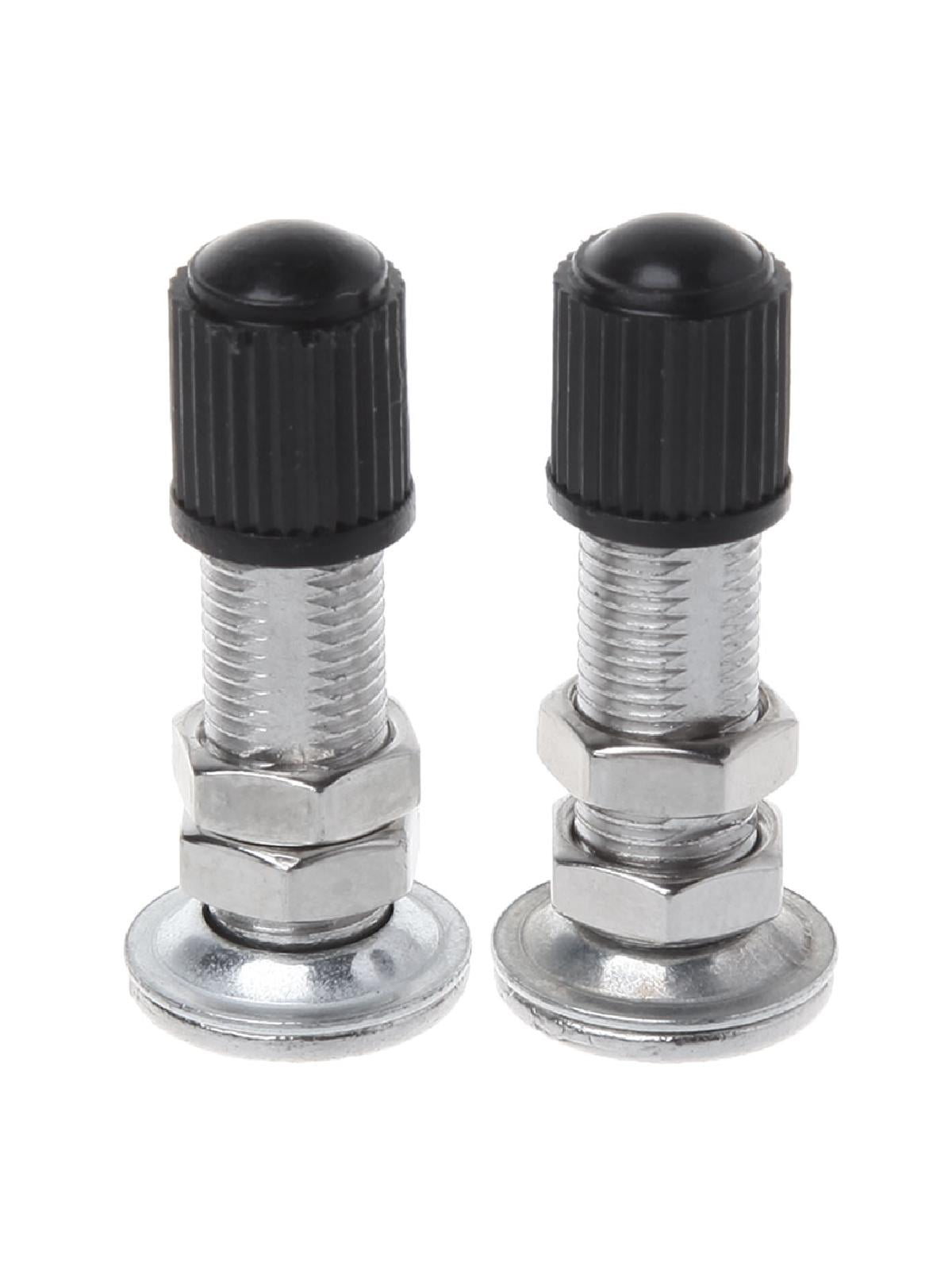 2 Pcs Zinc Alloy Bike Tyre Valves Lengthened Inner Tire Valves Repalcement Mountain Bike Tyre ...